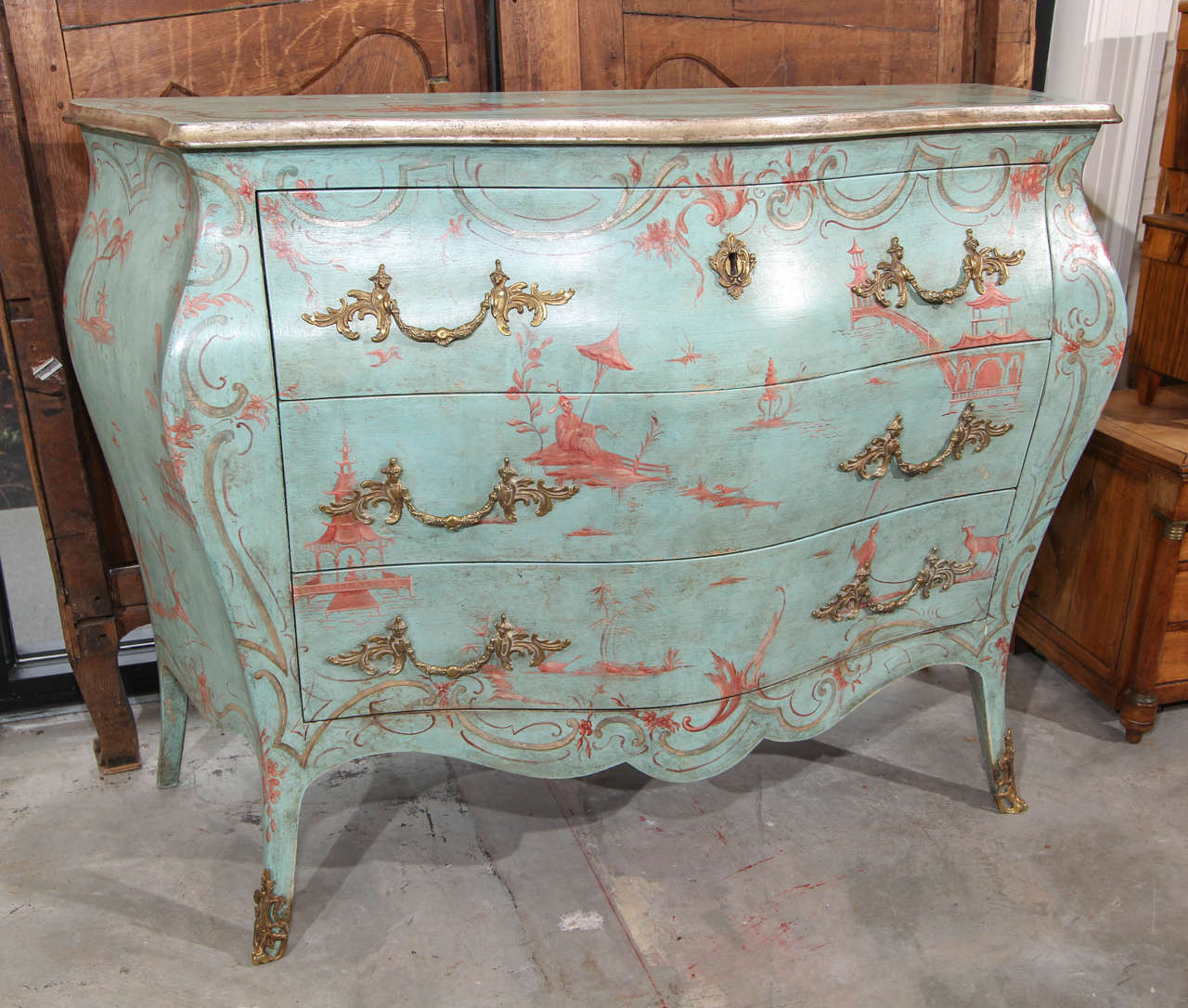 Florentine Bombe Chest For Sale at 1stDibs