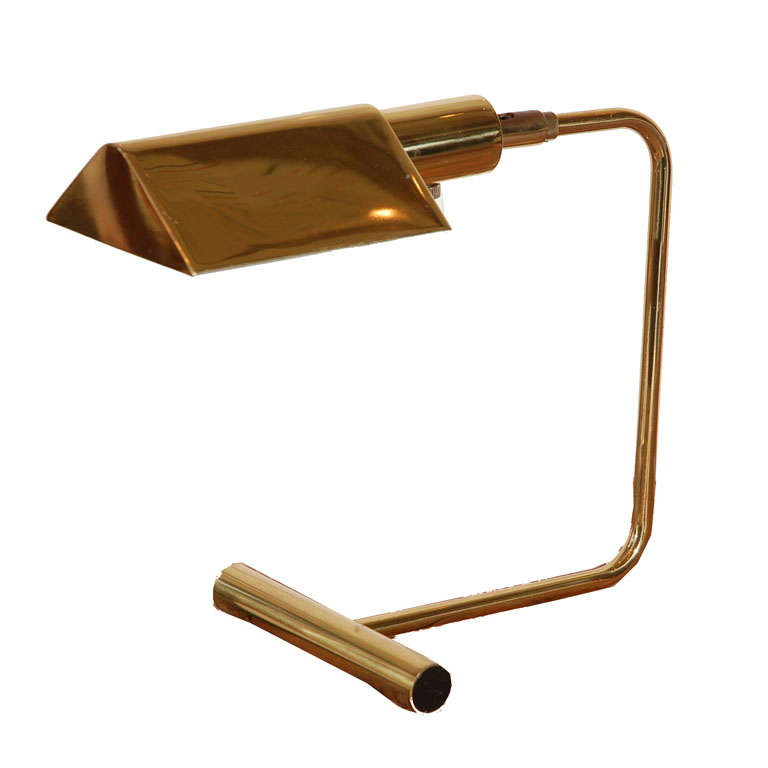 OMI Brass Desk Lamp at 1stDibs