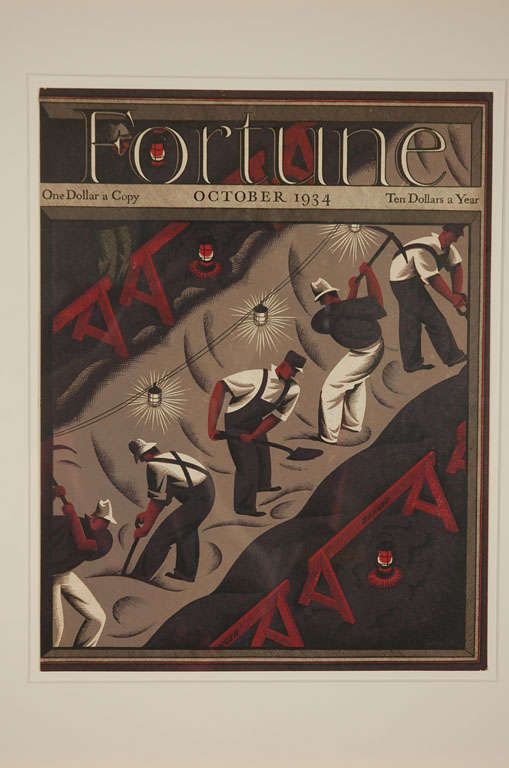 Original Fortune Magazine Covers Framed at 1stDibs | fortune framed french