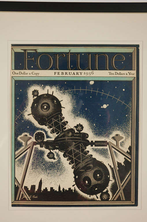 Original Fortune Magazine Covers Framed at 1stDibs | fortune framed french