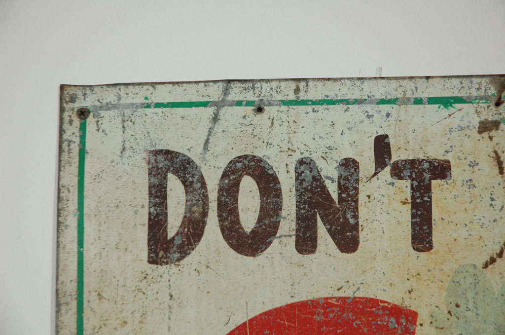 "Don't Be a Scab" Union Strike Sign at 1stDibs