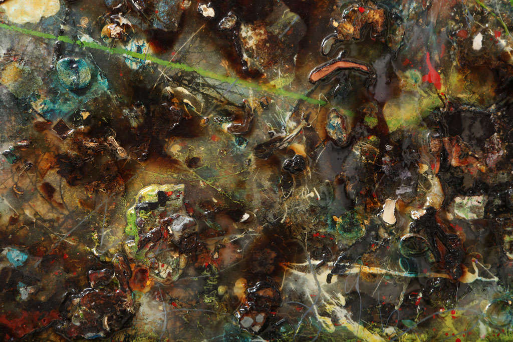 Mixed Media Abstract Painting by Ian George at 1stDibs