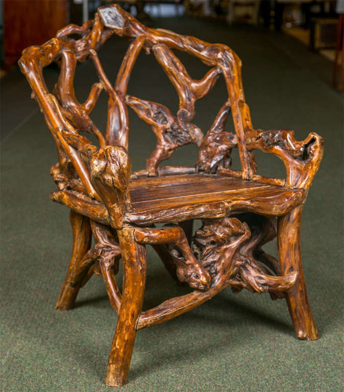 Chinese Root Chair at 1stDibs