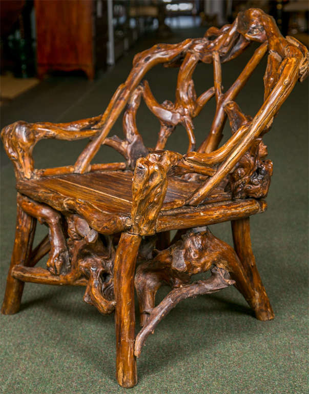 Chinese Root Chair at 1stDibs