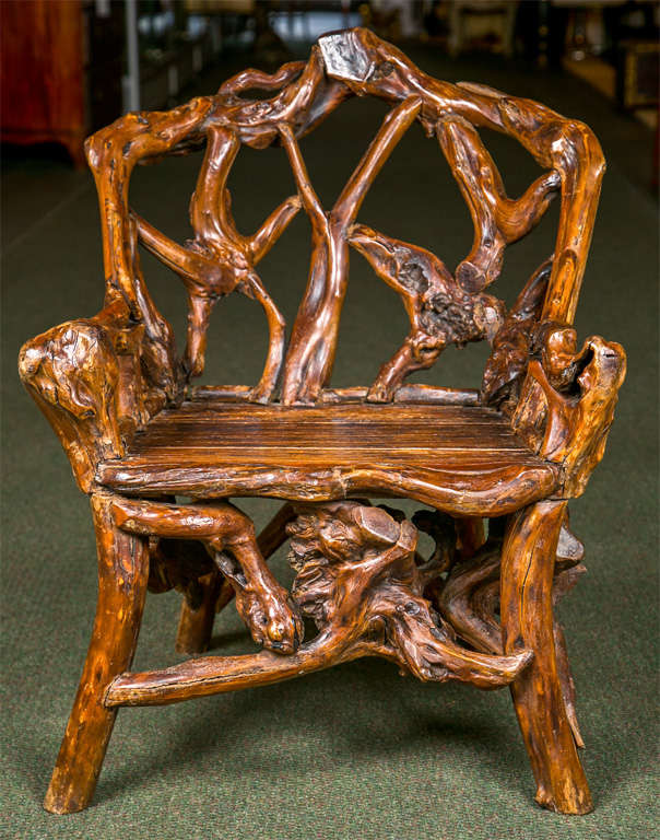 Chinese Root Chair at 1stDibs