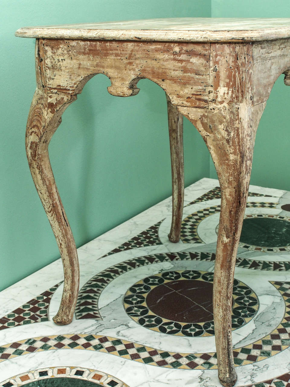 Swedish Rococo Tea Table For Sale at 1stDibs