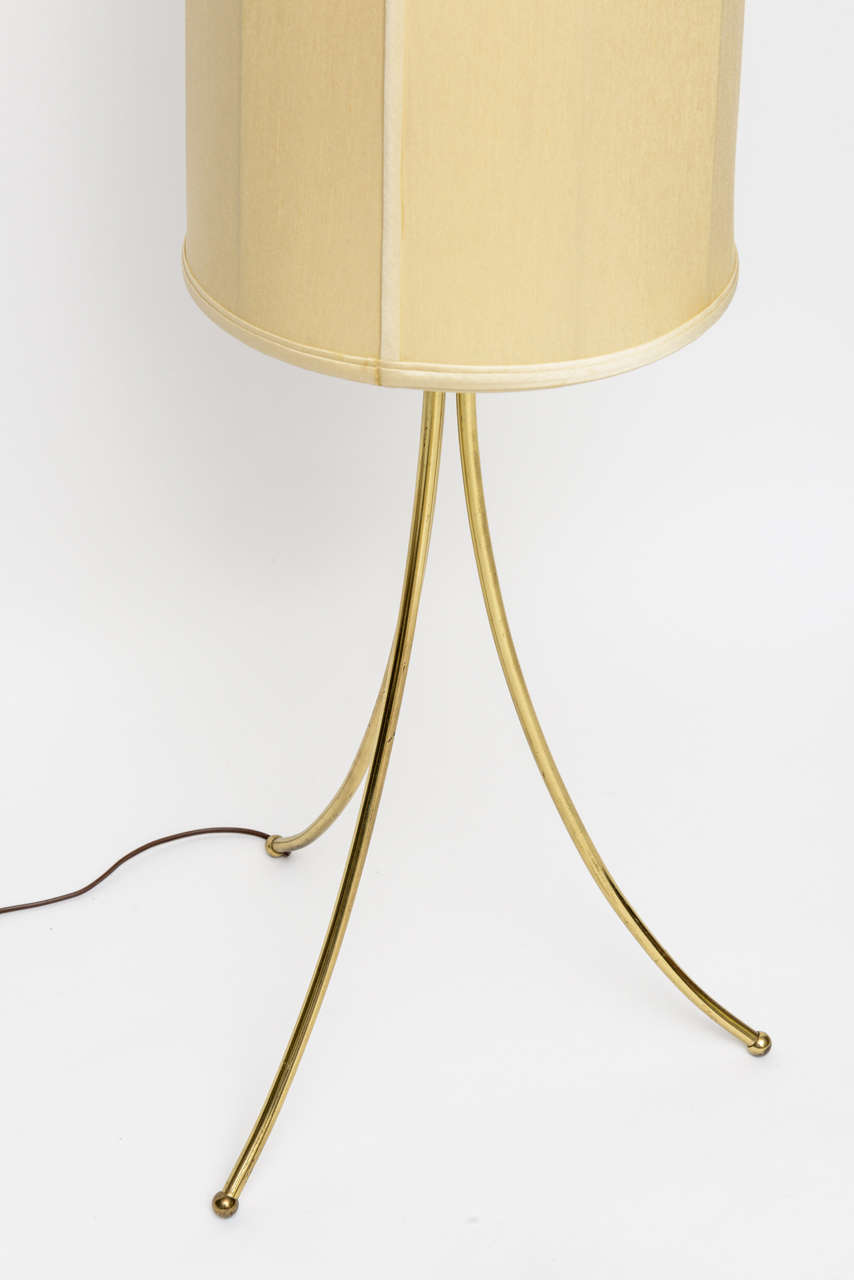 Elegant Modern 1950s Edward Alden Brass Floor Lamp at 1stDibs | edward ...