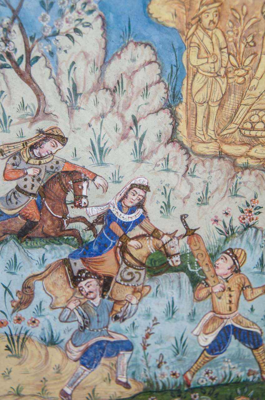 Persian Miniature Painting at 1stDibs