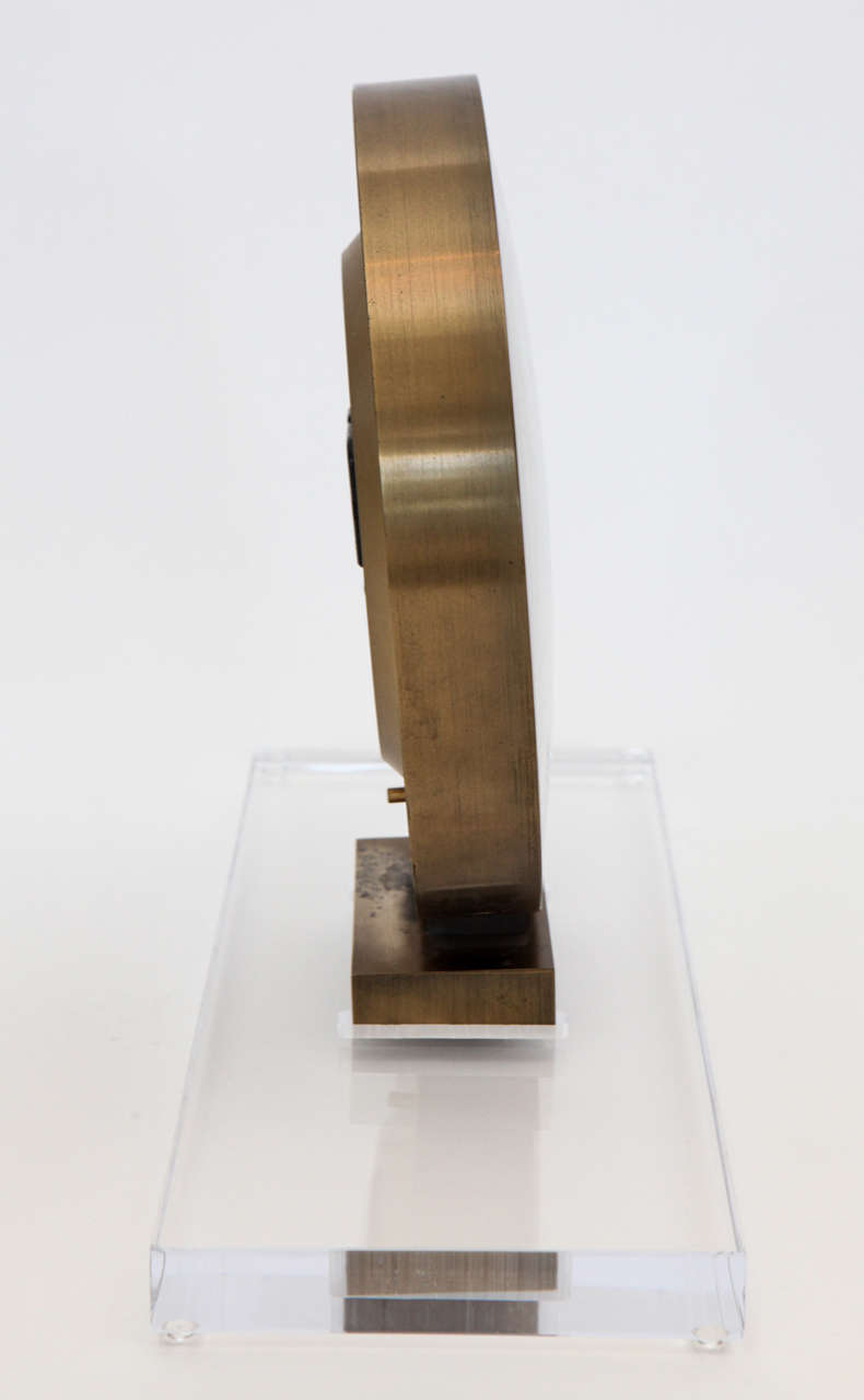 World Table Clock with Base, 1960s at 1stDibs