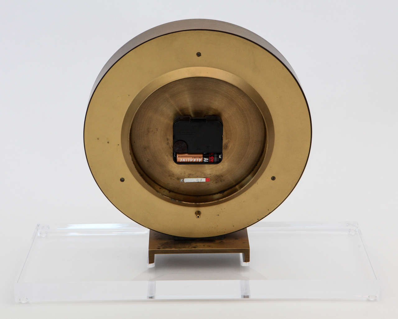 World Table Clock with Base, 1960s at 1stDibs