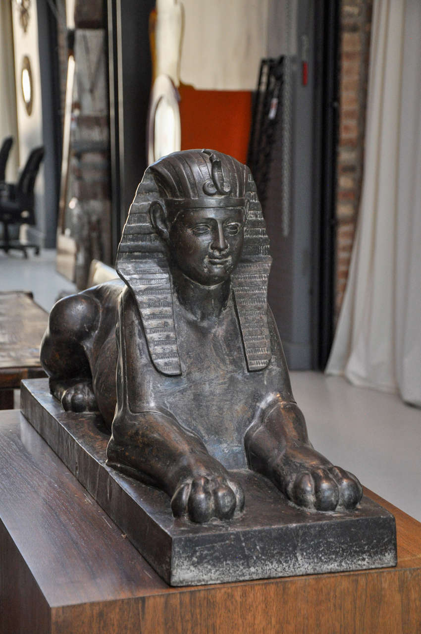Cast Iron Sphinx Sculpture at 1stDibs | sphinx ornament, sphinx statue ...