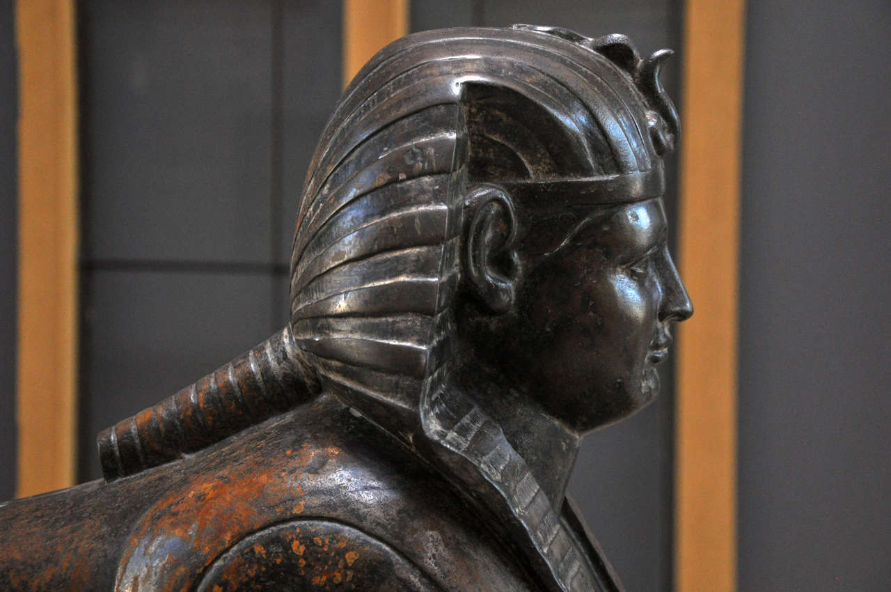 Cast Iron Sphinx Sculpture at 1stDibs | sphinx ornament, sphinx statue ...