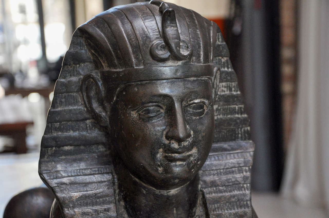Cast Iron Sphinx Sculpture at 1stDibs | sphinx ornament, sphinx statue ...