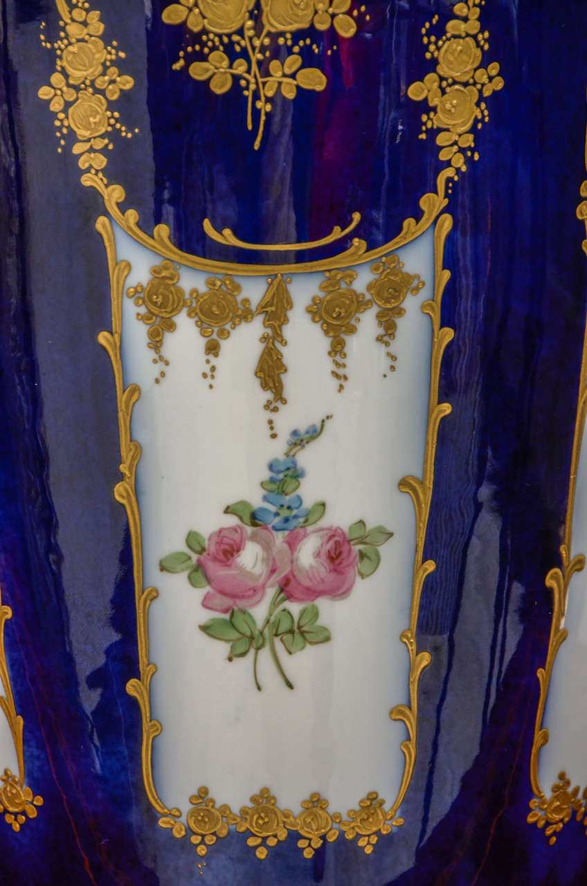 Large Signed Baluster Vase For Sale at 1stDibs