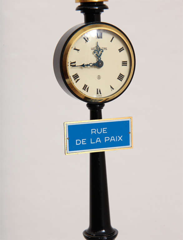 Jaeger-LeCoultre Paris Street Lamp Post Table Clock at 1stDibs | lamp ...