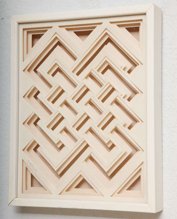 Paper Wall Sculptures by Jack Eisner (Three Available) at 1stDibs ...