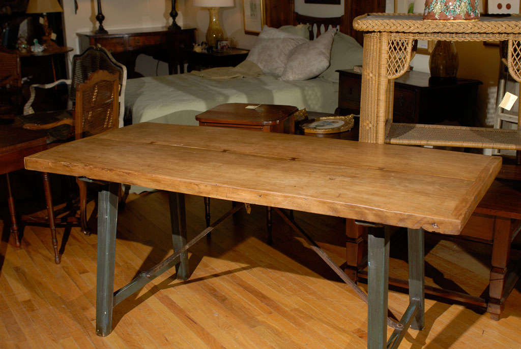 French Sycamore Table C1880 at 1stDibs