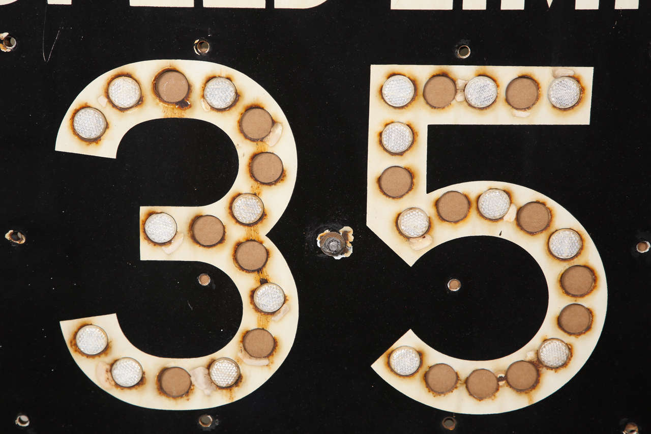 Vintage California Speed Limit Sign For Sale at 1stDibs | vintage speed ...