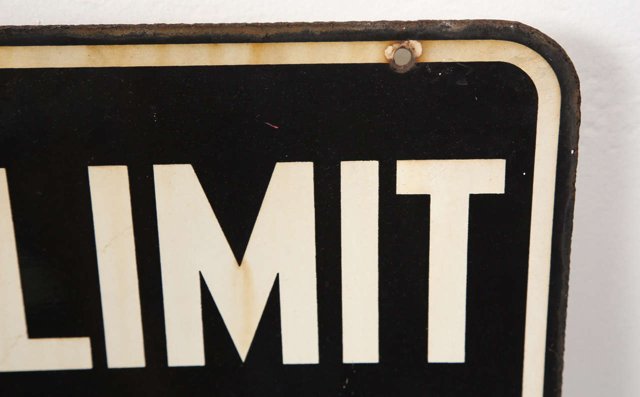 Vintage California Speed Limit Sign For Sale at 1stDibs | vintage speed ...