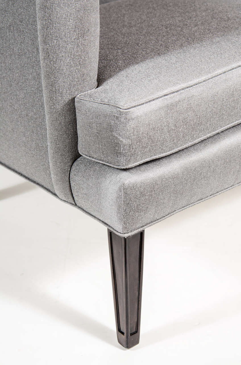 1940s Hollywood Wingback Chair with Channel Back detailing at 1stDibs ...