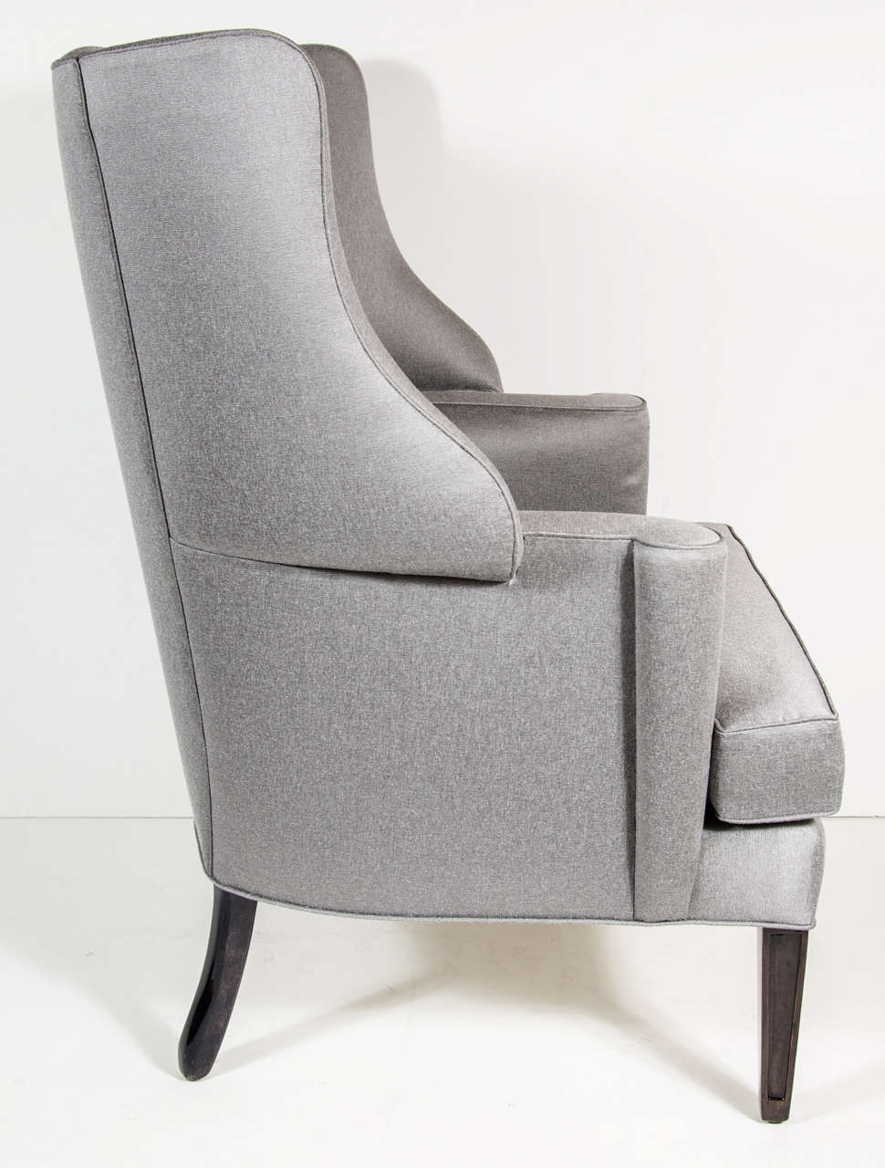 1940s Hollywood Wingback Chair with Channel Back detailing at 1stDibs ...