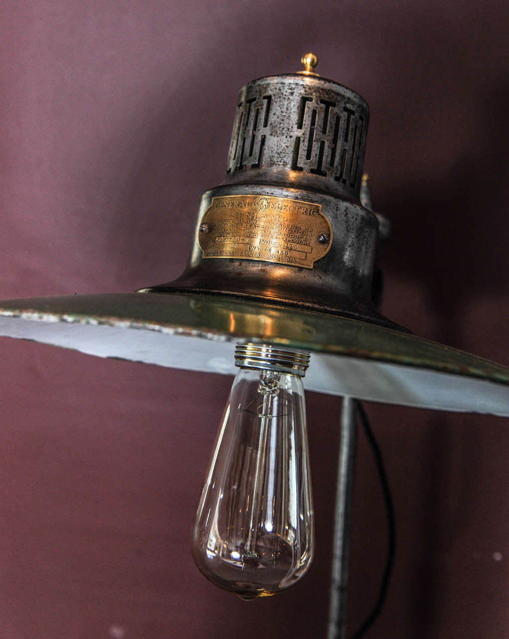A General Electric New York converted sunlamp at 1stDibs
