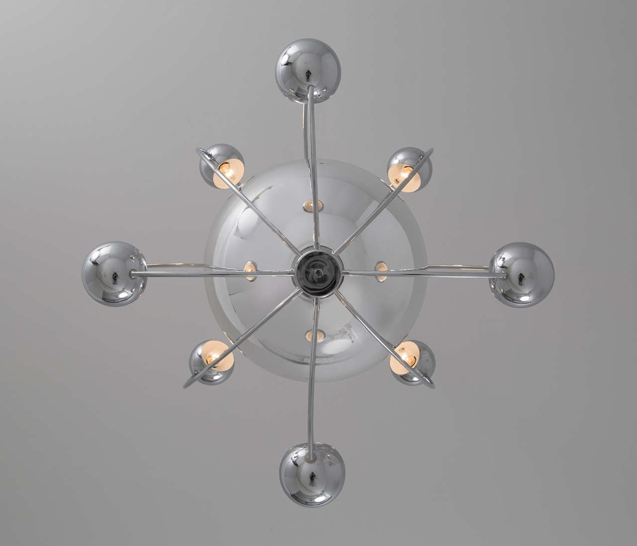 Very Large Atom Shaped Chandelier For Sale at 1stDibs