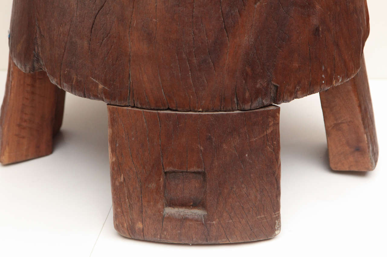 Pair of Hand Carved, Sculptural African Meditation Tree Stumps Chairs ...