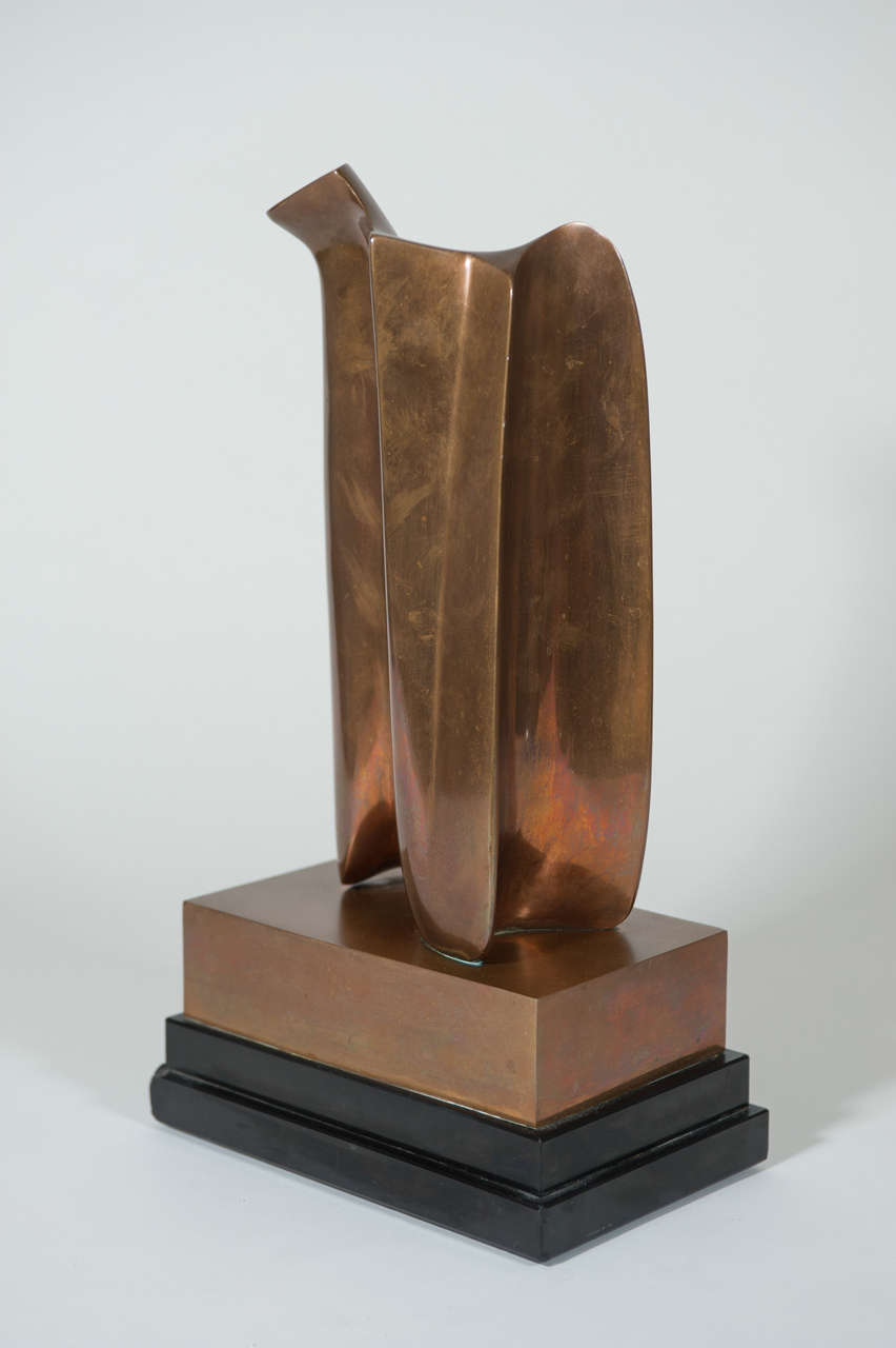 Polished Bronze Sculpture by Anne Harris at 1stDibs | anne bronze