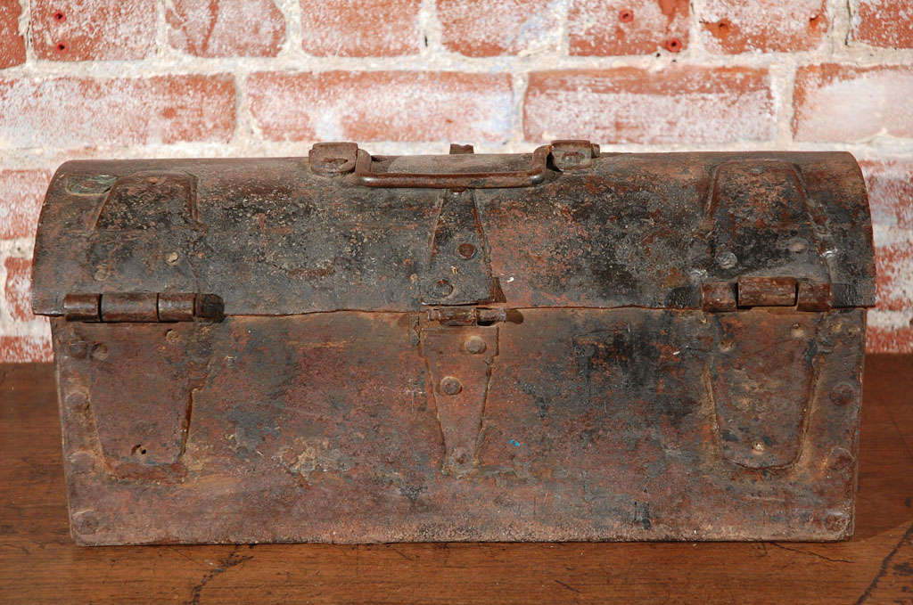 Vintage Iron Railroad Toolbox at 1stDibs