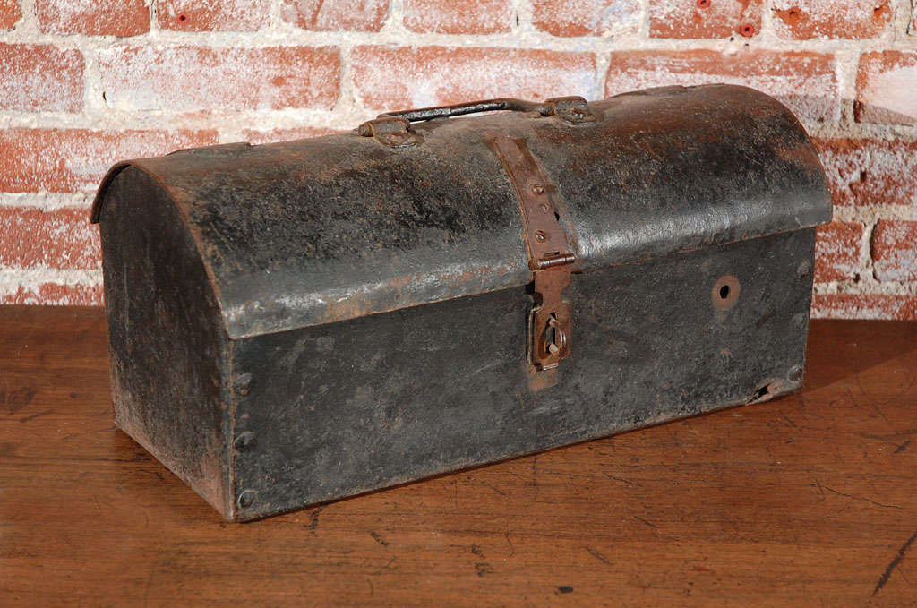 Vintage Iron Railroad Toolbox at 1stDibs