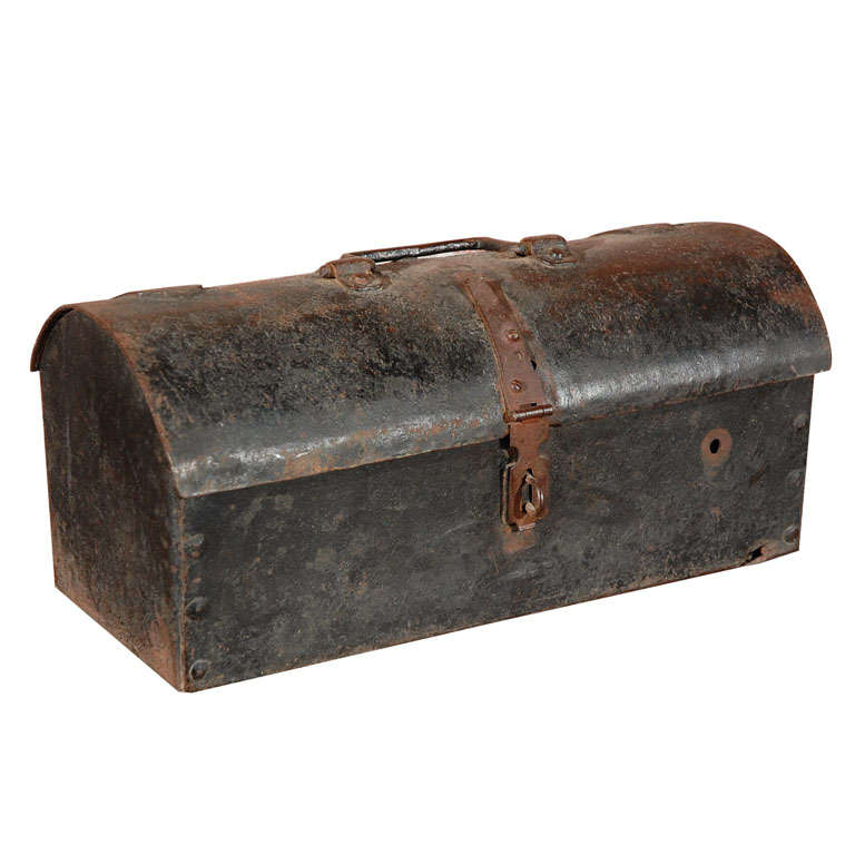 Vintage Iron Railroad Toolbox at 1stDibs