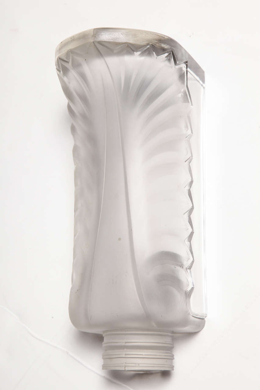 Lalique Pair of Wall Sconces "Palme" at 1stDibs | lalique sconces ...