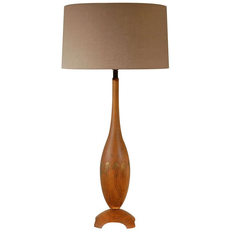 Vintage Bowling Pin Shape Lamp at 1stDibs