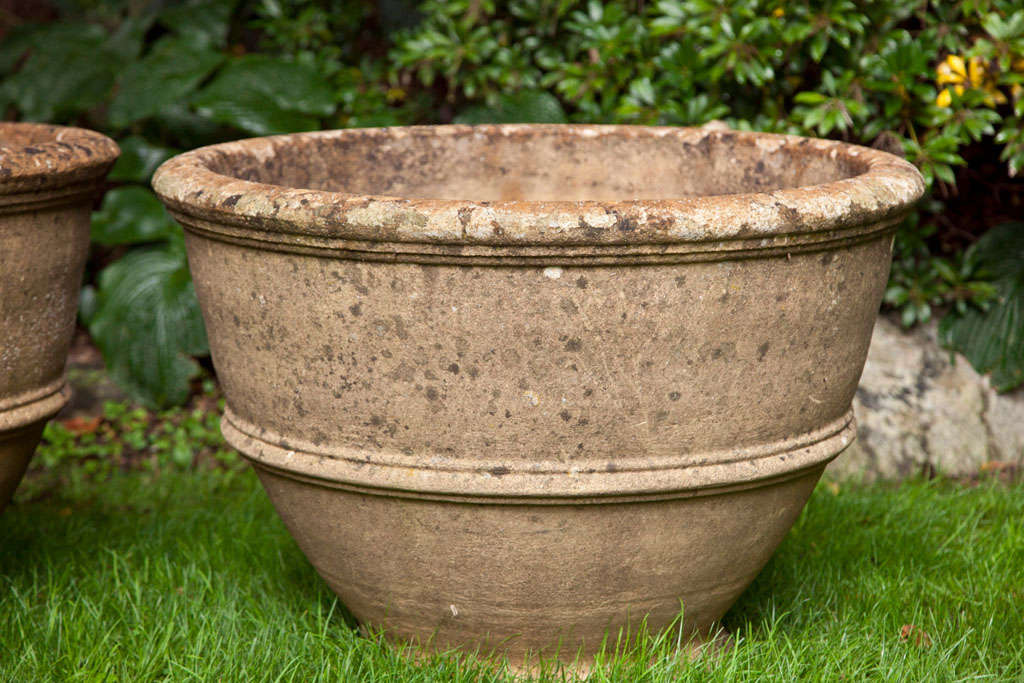 Oversized Stone Pots at 1stDibs