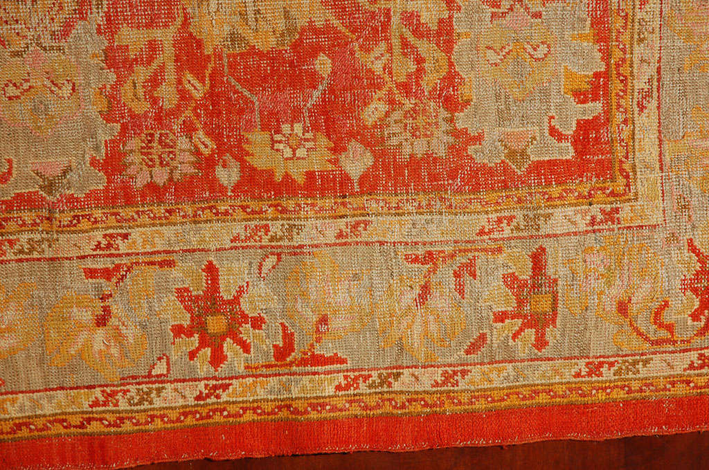 Antique Turkish Oushak For Sale at 1stDibs