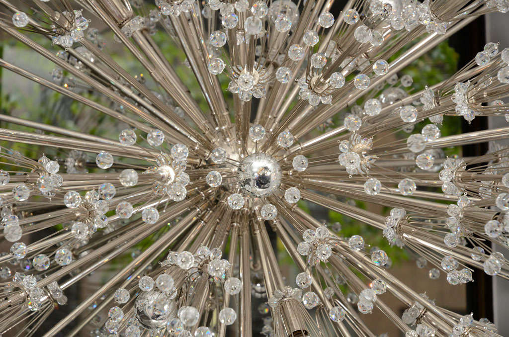 Custom Starburst Crystal Sputnik Chandelier For Sale at 1stDibs ...