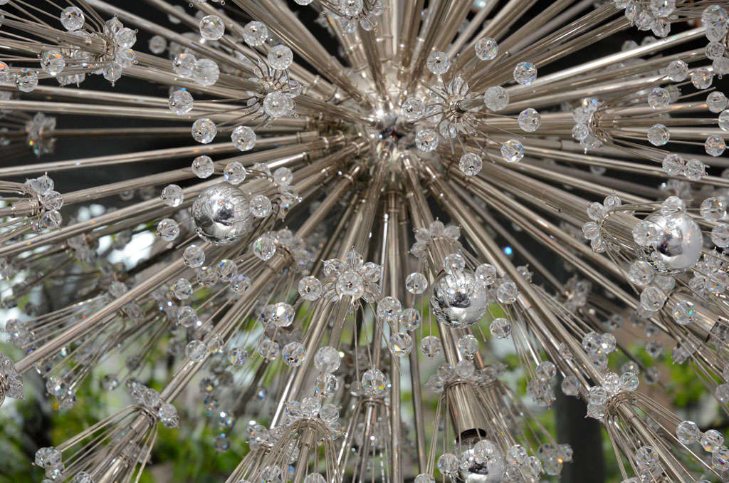 Custom Starburst Crystal Sputnik Chandelier For Sale at 1stDibs ...