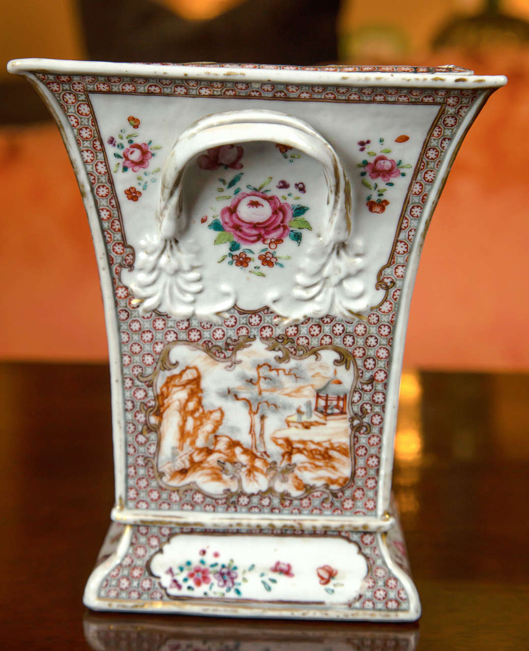 Chinese Export Bow Pot For Sale at 1stDibs