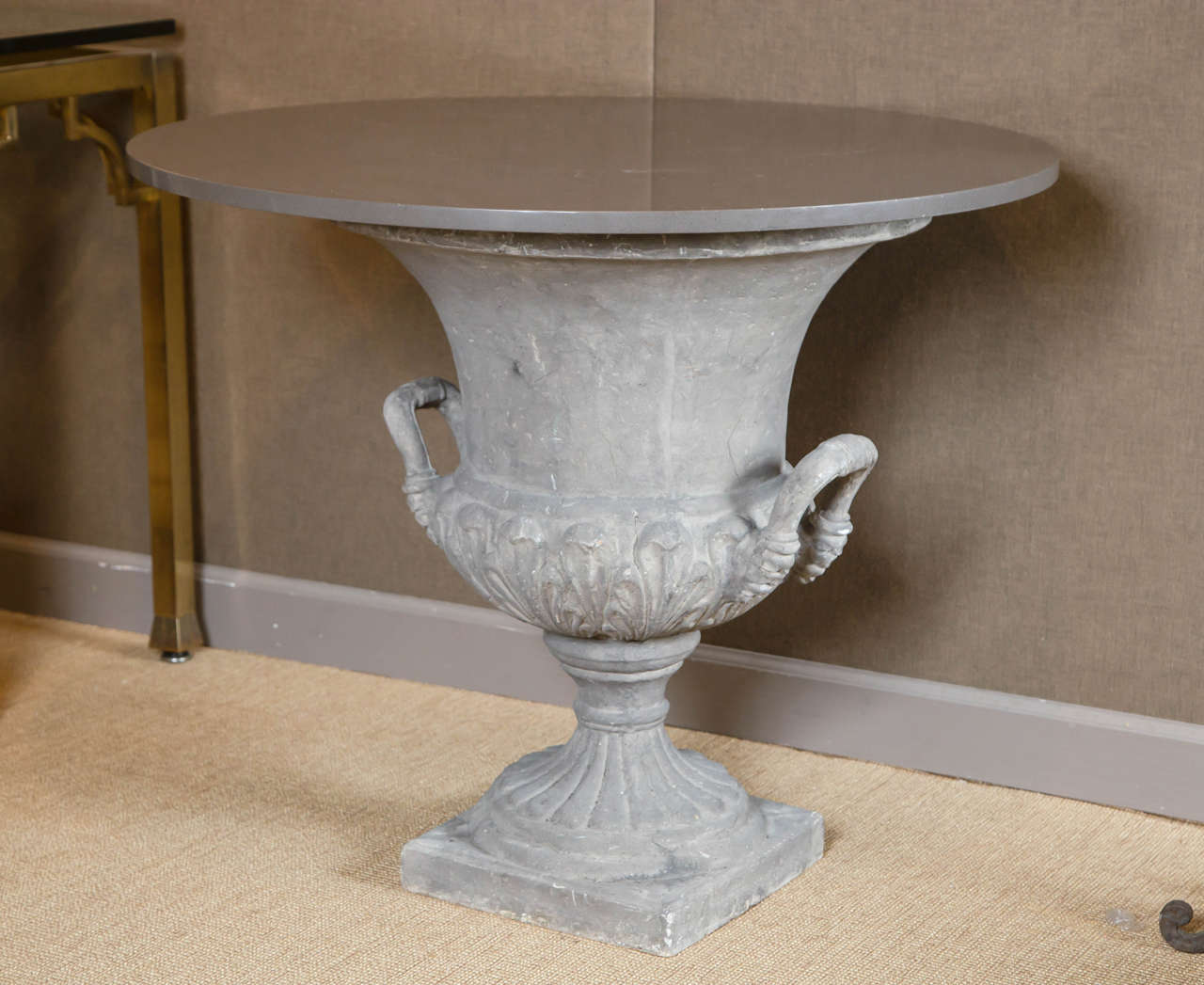 Urn Form Outdoor Table at 1stDibs