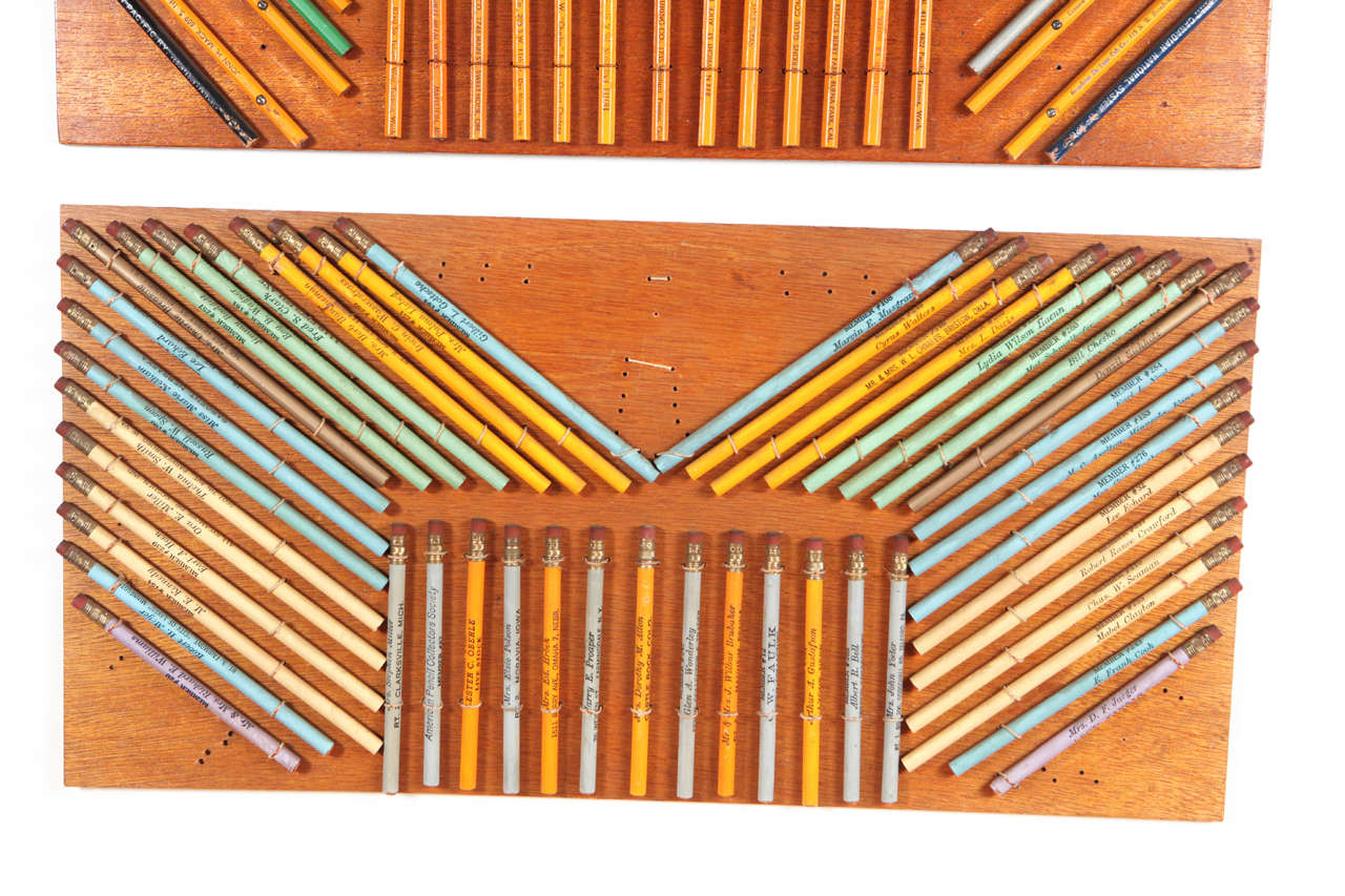 American Pencil Society Pencil Collection at 1stDibs