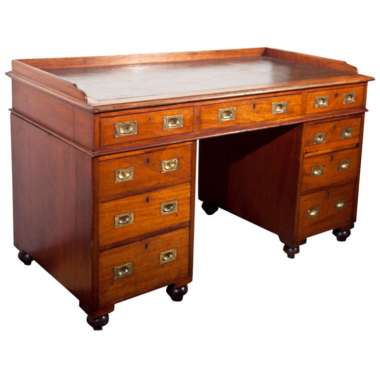 Original British Military Desk at 1stDibs