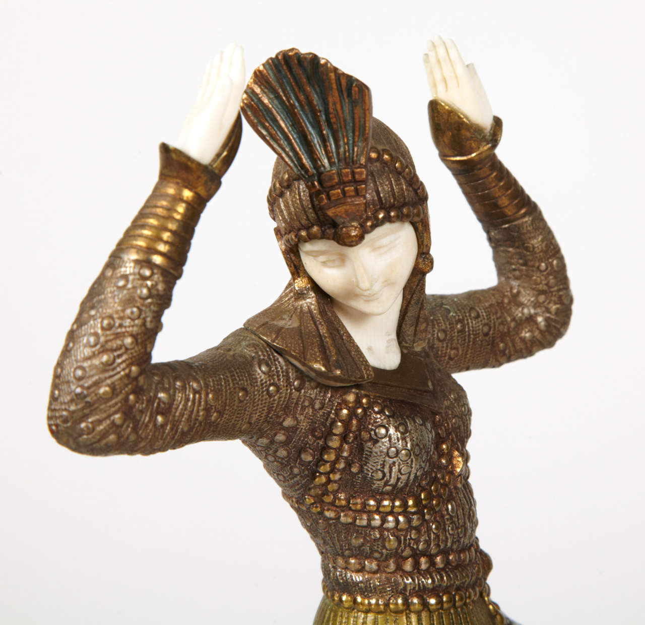 1925 Demetre Chiparus Bronze and Ivory Sculpture, "Pantaloons" at ...