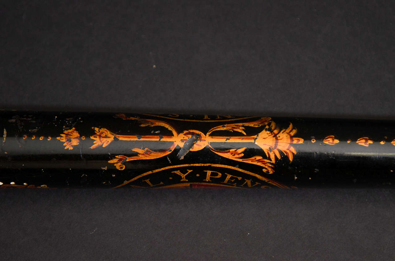 Decorated Wood Police Baton By Parker Holborn For Sale at 1stDibs ...