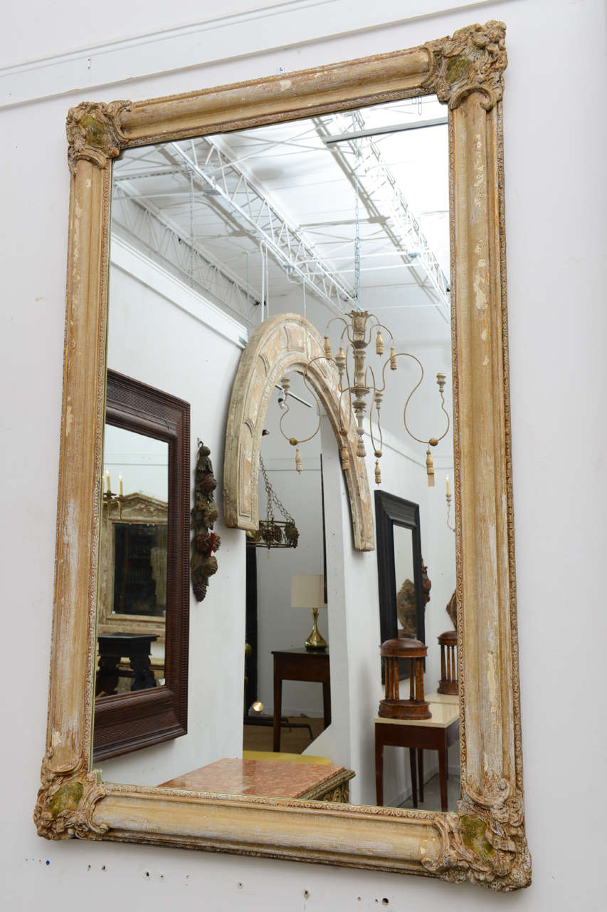 Large French Mirror For Sale at 1stDibs