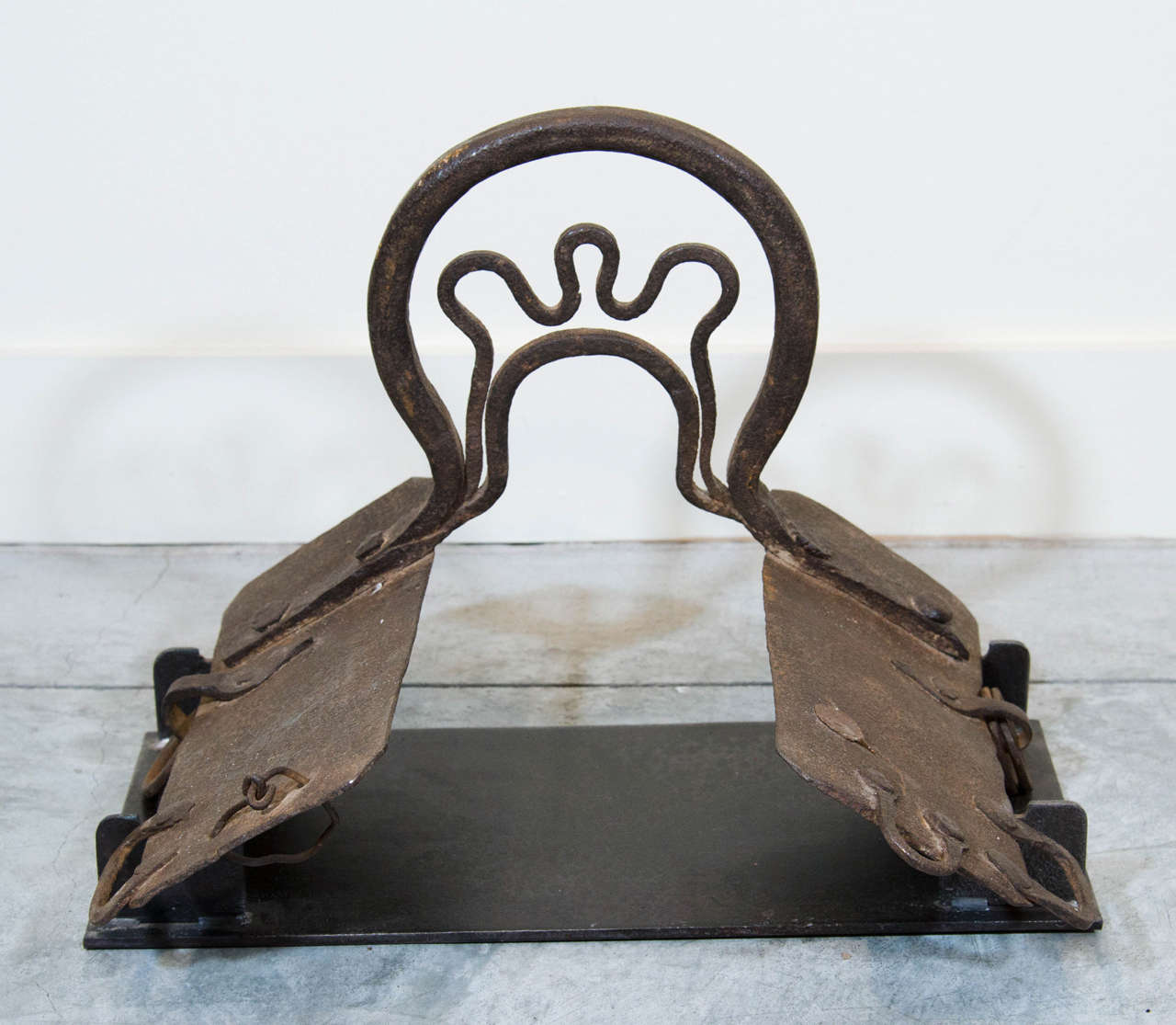 19th Century Cast Iron Saddle at 1stDibs