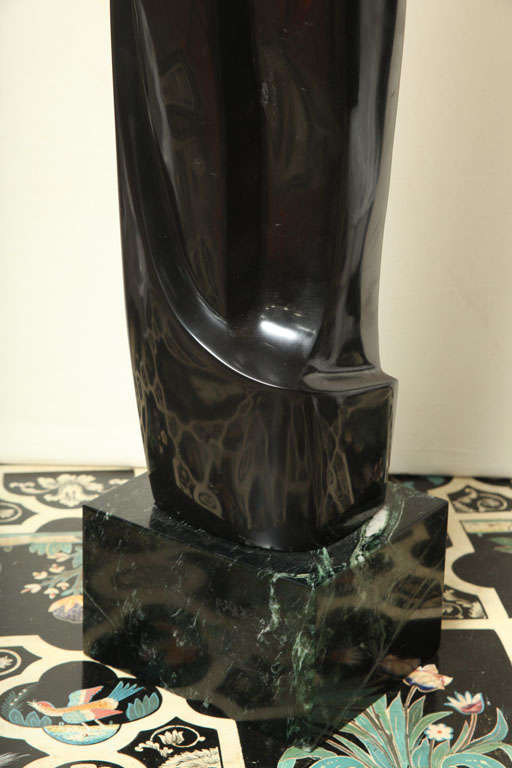 Abstract Cubist Marble Sculpture of a Standing Nude For Sale at 1stDibs