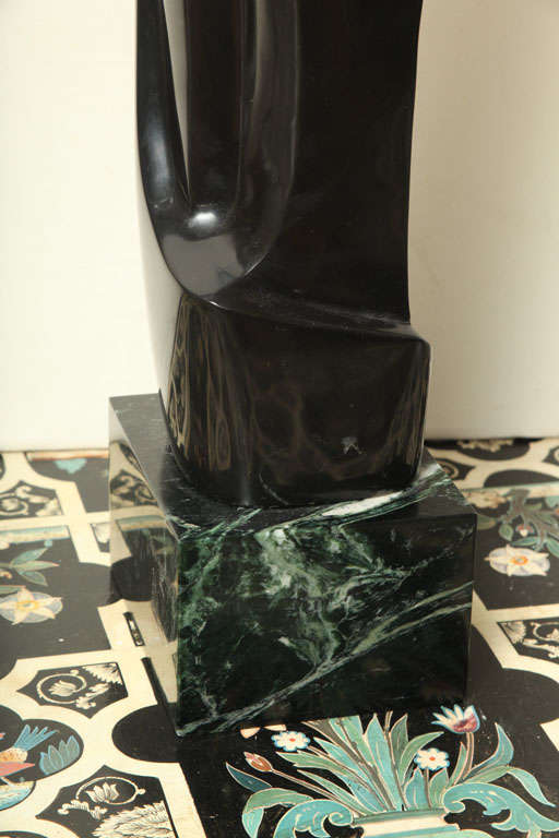 Abstract Cubist Marble Sculpture of a Standing Nude For Sale at 1stDibs