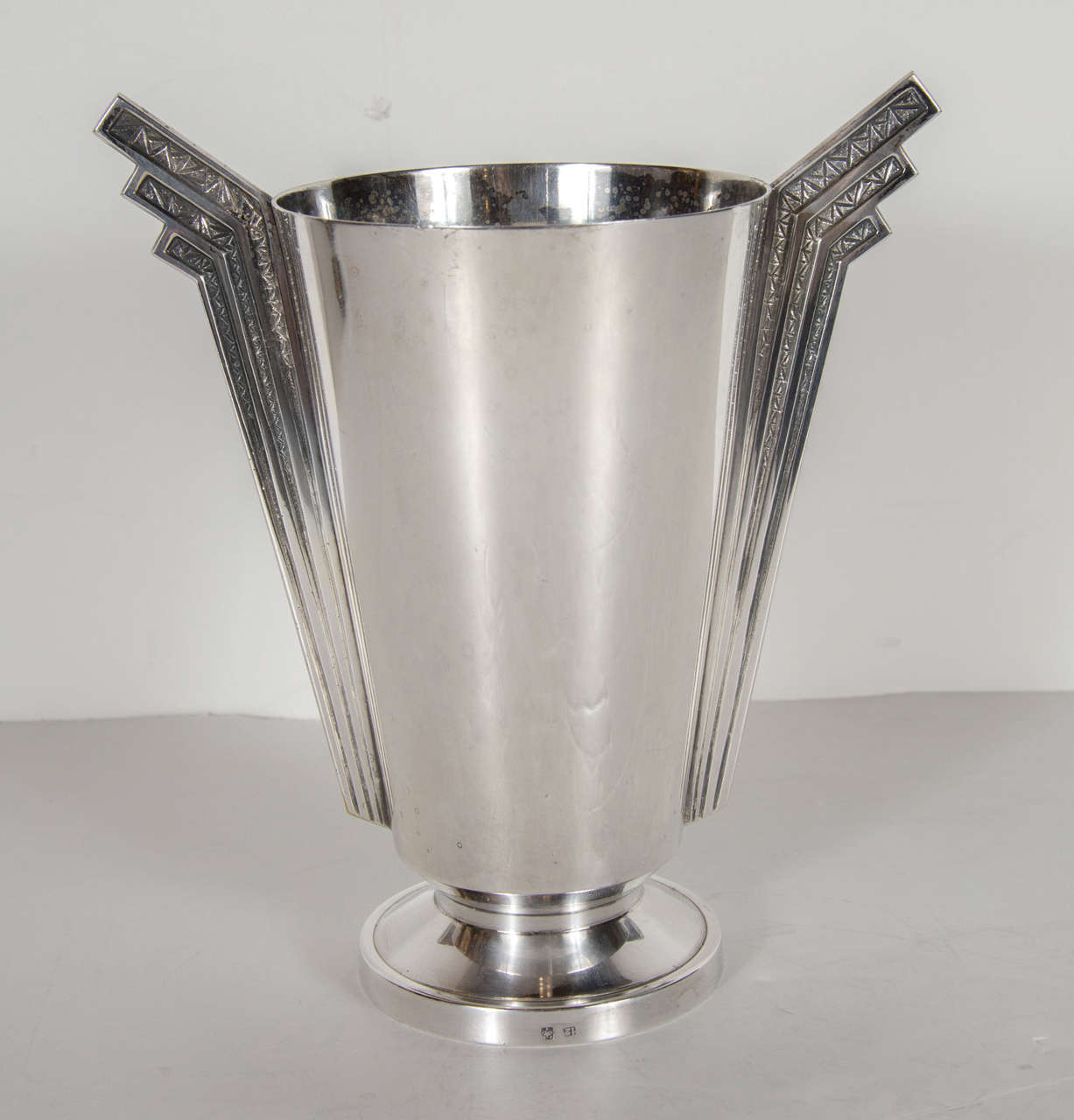 Stunning Art Deco Skyscraper Style Silver Plate Vase at 1stDibs | art ...