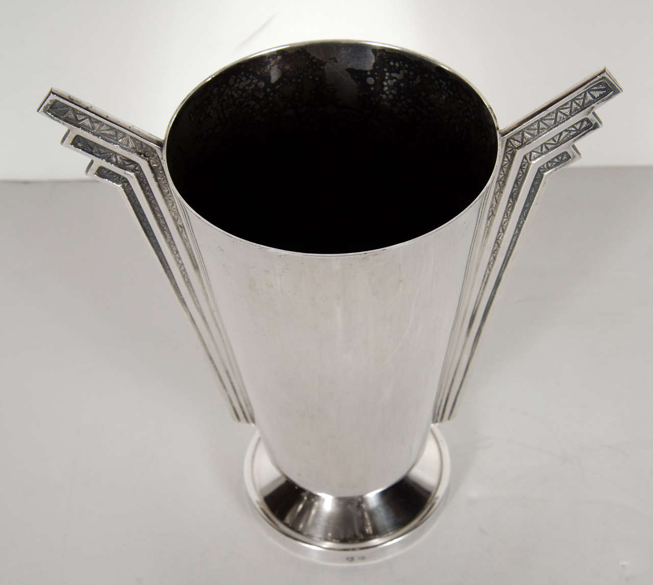 Stunning Art Deco Skyscraper Style Silver Plate Vase at 1stDibs | art ...